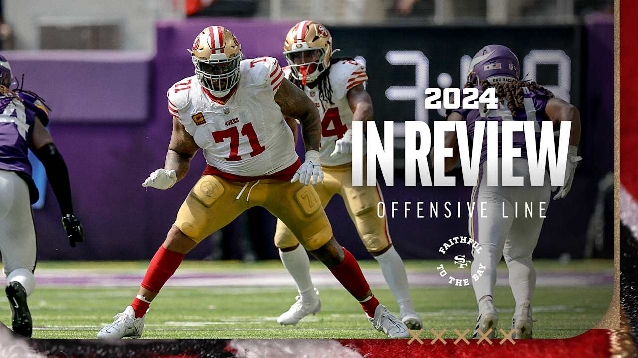Best of 49ers Offensive Line | 2024 in Review