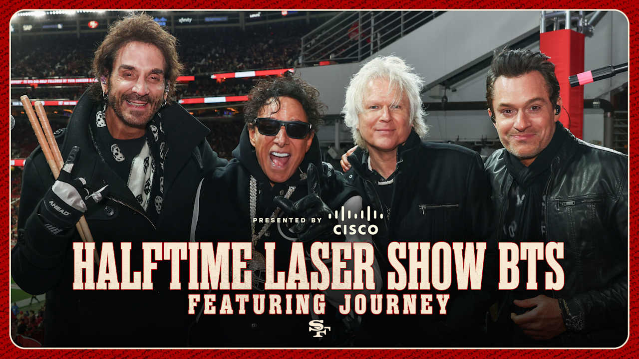 Inside the 49ers Rock & Roll Laser Halftime Show ft. Journey
