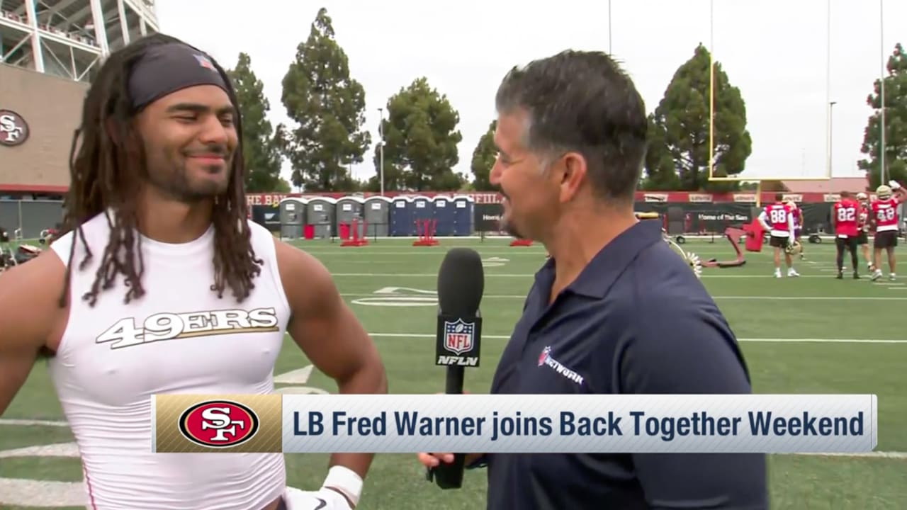 Fred Warner Joins 'Back Together Weekend' After 49ers Practice