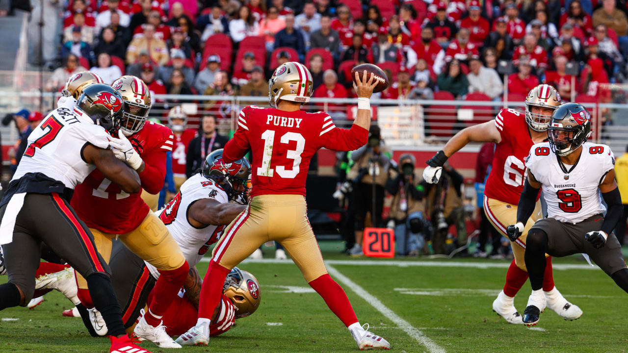 Brock Purdy Evaluates His Performance vs. the Buccaneers | Press Pass