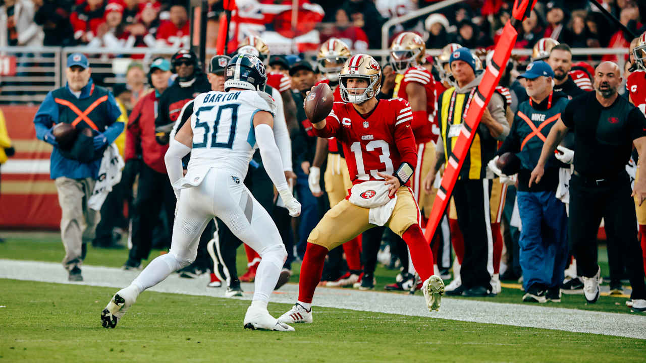 Purdy on the Move: 26-Yard Scramble Sparks 49ers Drive