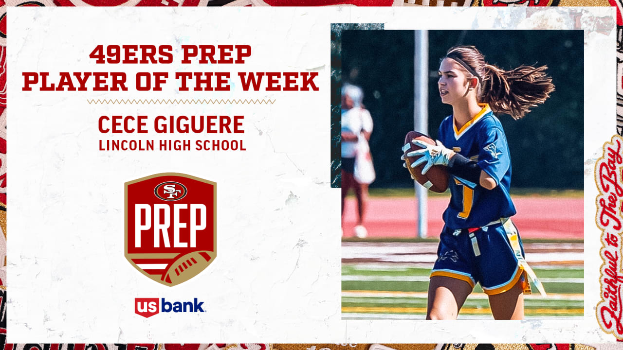 49ers PREP Selects Cece Giguere as Player of the Week