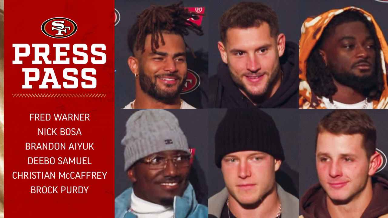 Purdy, McCaffrey, Warner, Bosa, Samuel, Aiyuk: 'We're Going to Enjoy ...