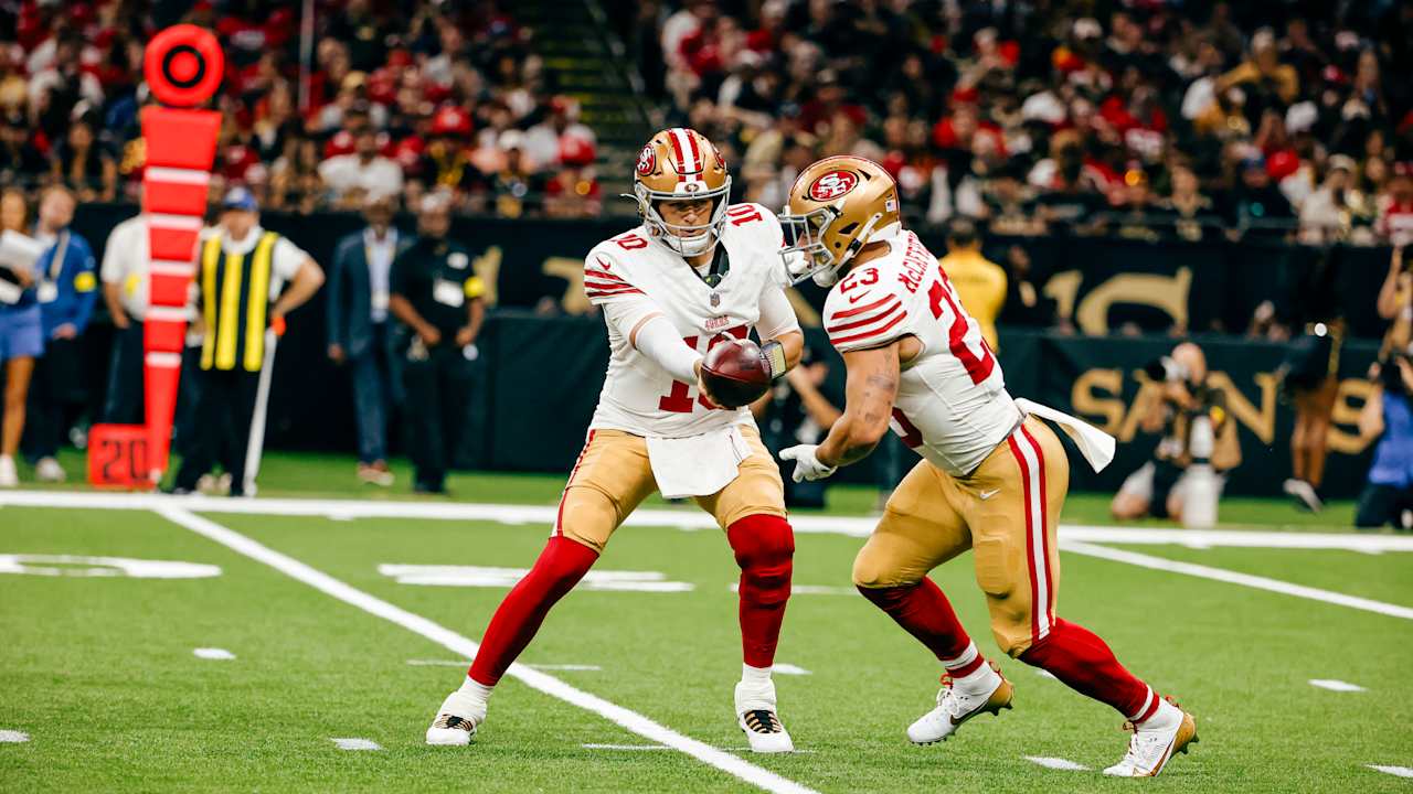 Mac Jones Finds Christian McCaffrey for Second TD of the Day