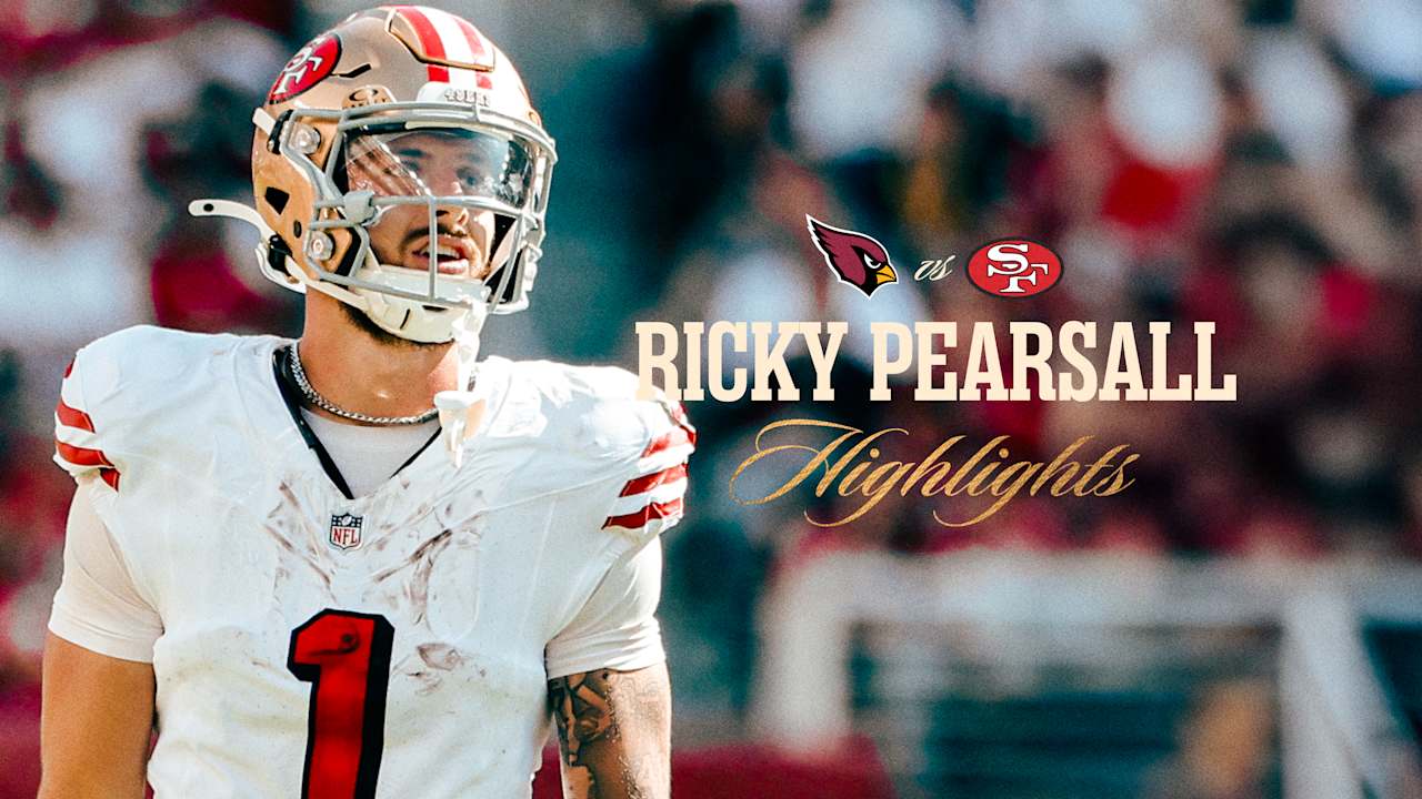 Every Ricky Pearsall Catch from His 117-Yard Game vs. Cardinals | Week 3