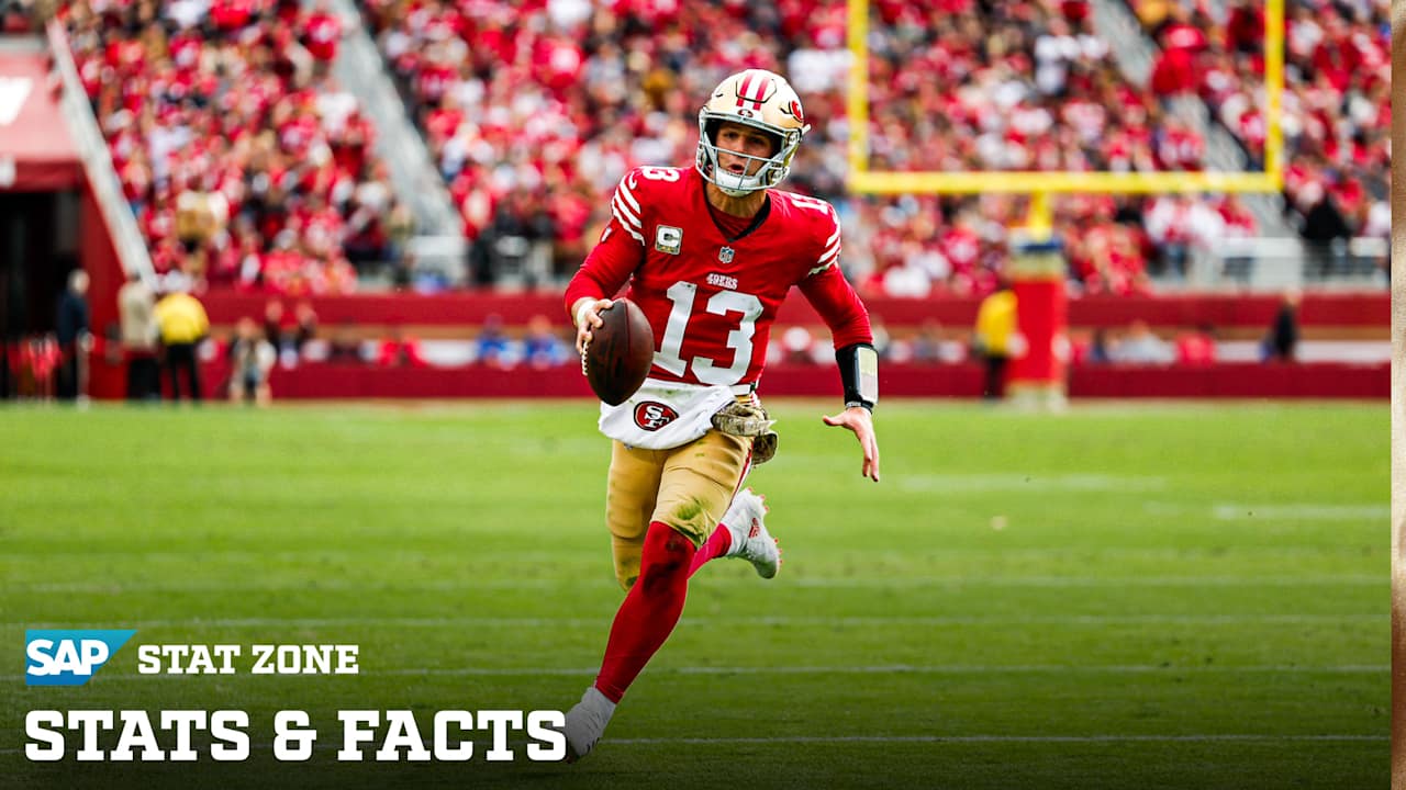 Purdy Matches 49ers Single-Season QB Rushing TD Record; Stats and Facts ...