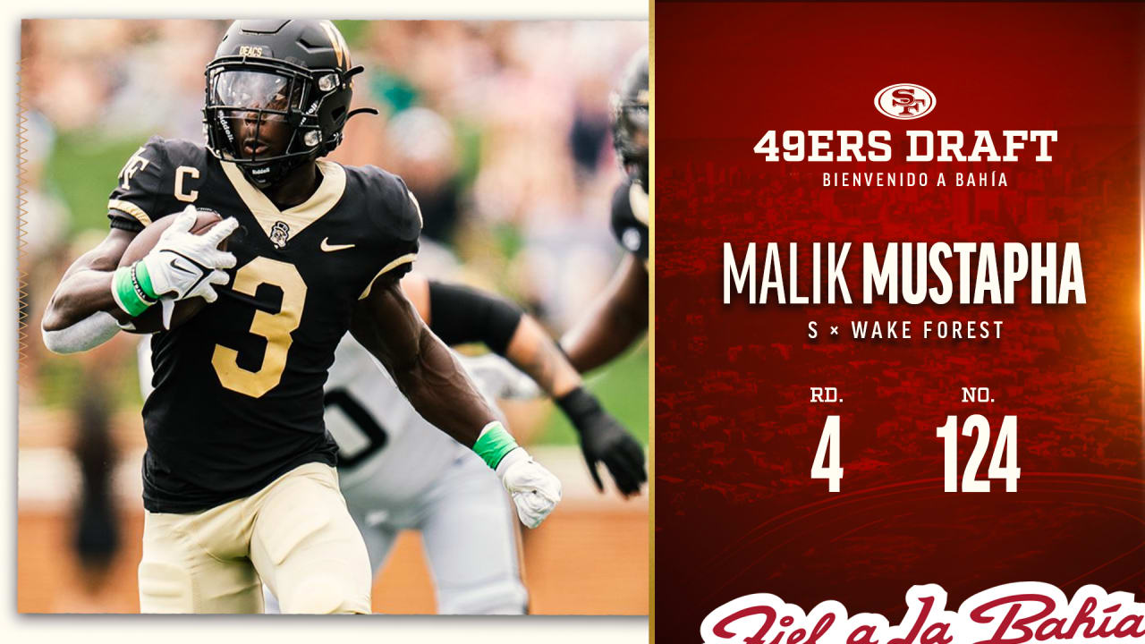 Los 49ers Eligen al Profundo, Malik Mustapha, con el Pick 124 del NFL ...