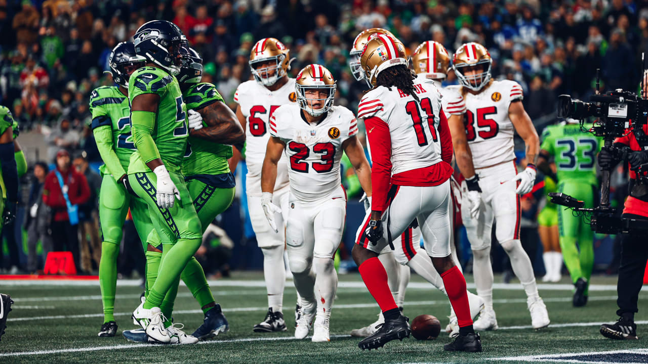 McCaffrey Bulldozes into the End Zone for a One-Yard TD