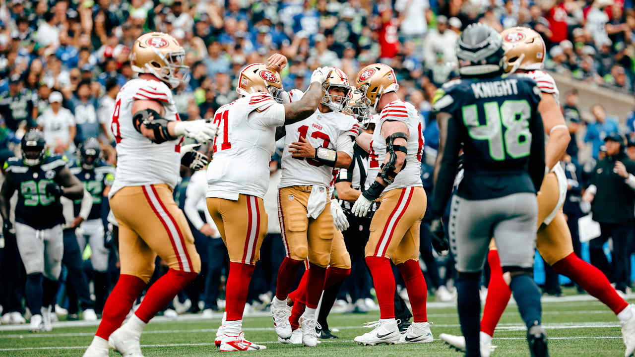 Purdy's TD Pass to Tonges Puts 49ers in Front