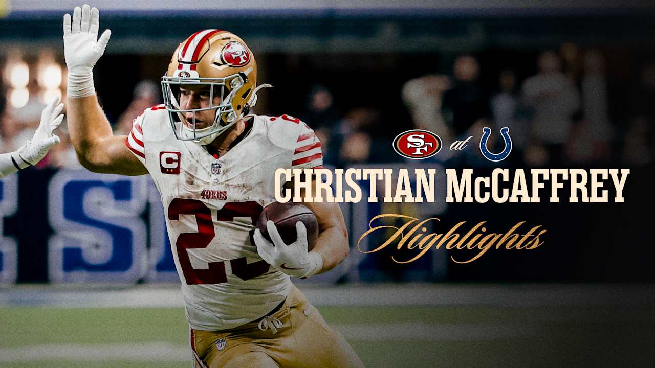 Christian McCaffrey's Best Plays from 146-Yard Game vs. Colts | Week 16