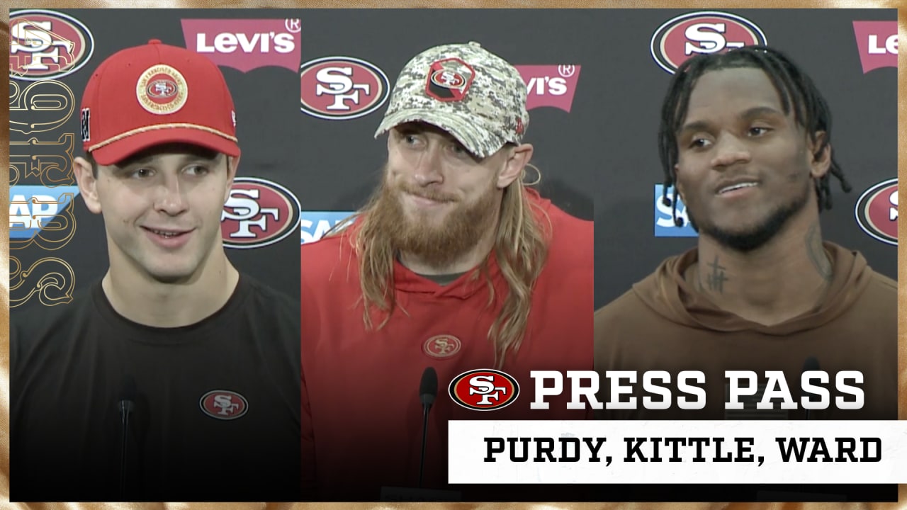Purdy, Kittle, Ward On Staying 'Locked In' for the Super Bowl