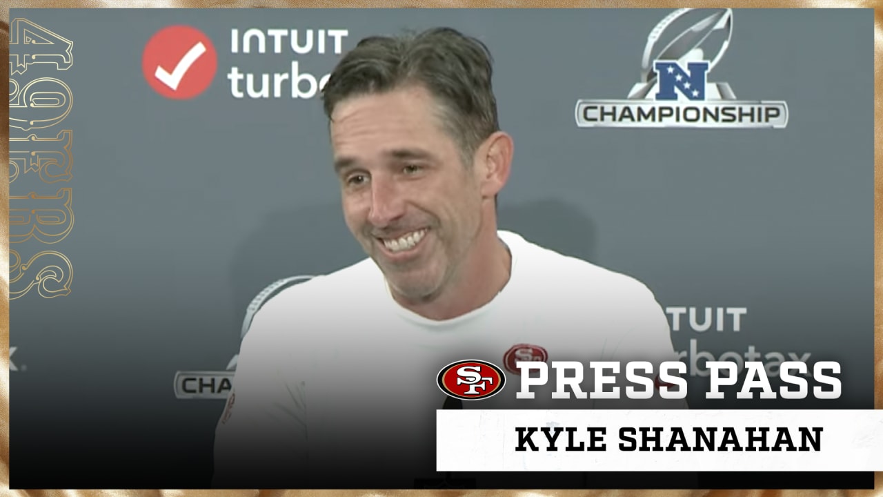 Kyle Shanahan Reacts to 49ers NFC Championship Win