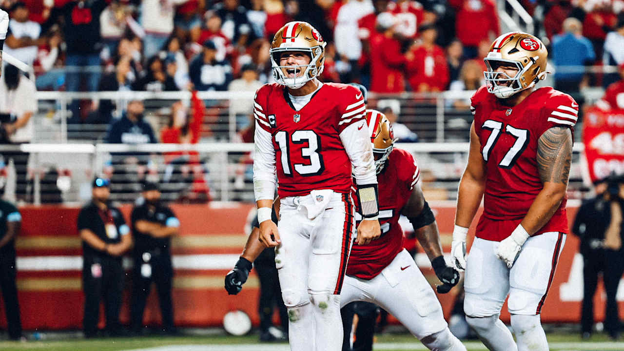 Brock Purdy Sneaks into the End Zone vs. the Dallas Cowboys