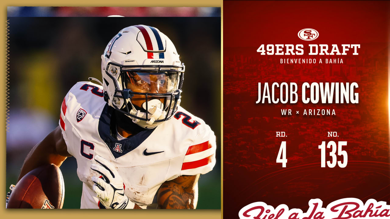 Los 49ers Eligen al Receptor Abierto, Jacob Cowing, con el Pick 135 del ...