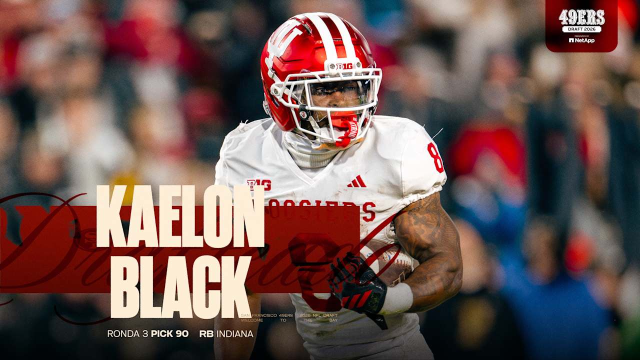 Los 49ers Seleccionan a RB Kaelon Black con el Pick No. 90 en el NFL ...