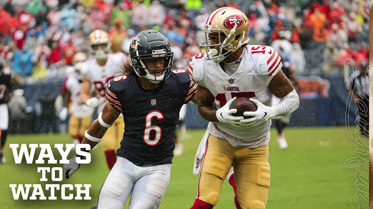 Ways to Watch and Listen: Bears vs. 49ers | Week 14