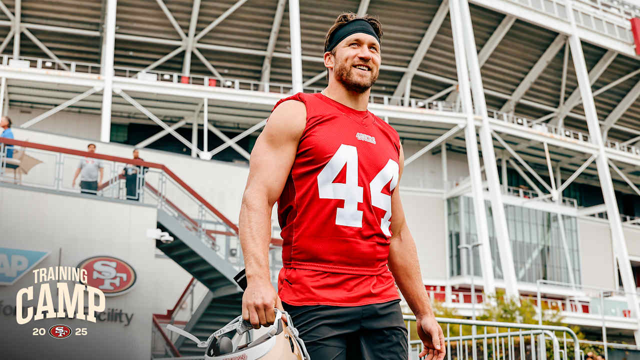 Scenes from Day 1 of 49ers Training Camp
