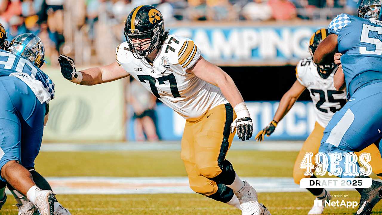 Iowa OL Connor Colby Selected 249th-Overall by 49ers