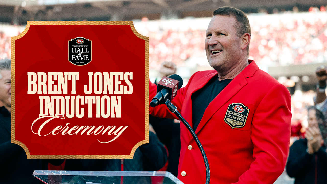 49ers Induct Three-Time Super Bowl Champ Brent Jones into Hall of Fame