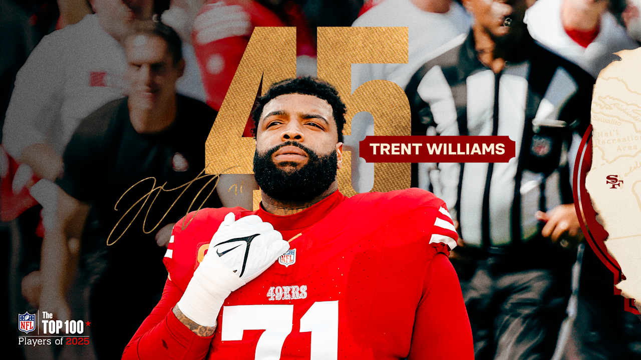 Trent Williams Ranked No& 45 on NFL's 'Top 100 Players of 2025' | 49ers ...