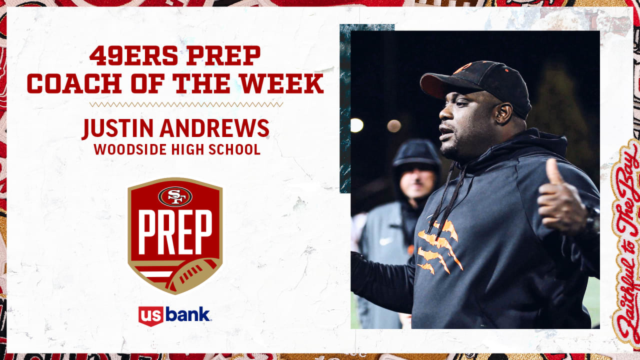 49ers PREP Selects Justin Andrews as Coach of the Week