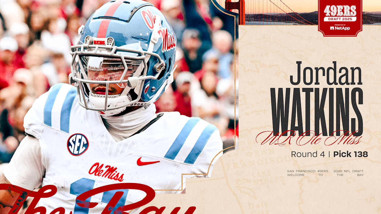 Los 49ers seleccionan al WR Jordan Watkins con el Pick 138 del NFL ...