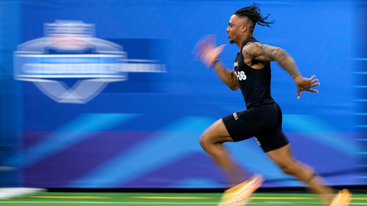 Jacob Cowing 2024 NFL Scouting Combine Workout