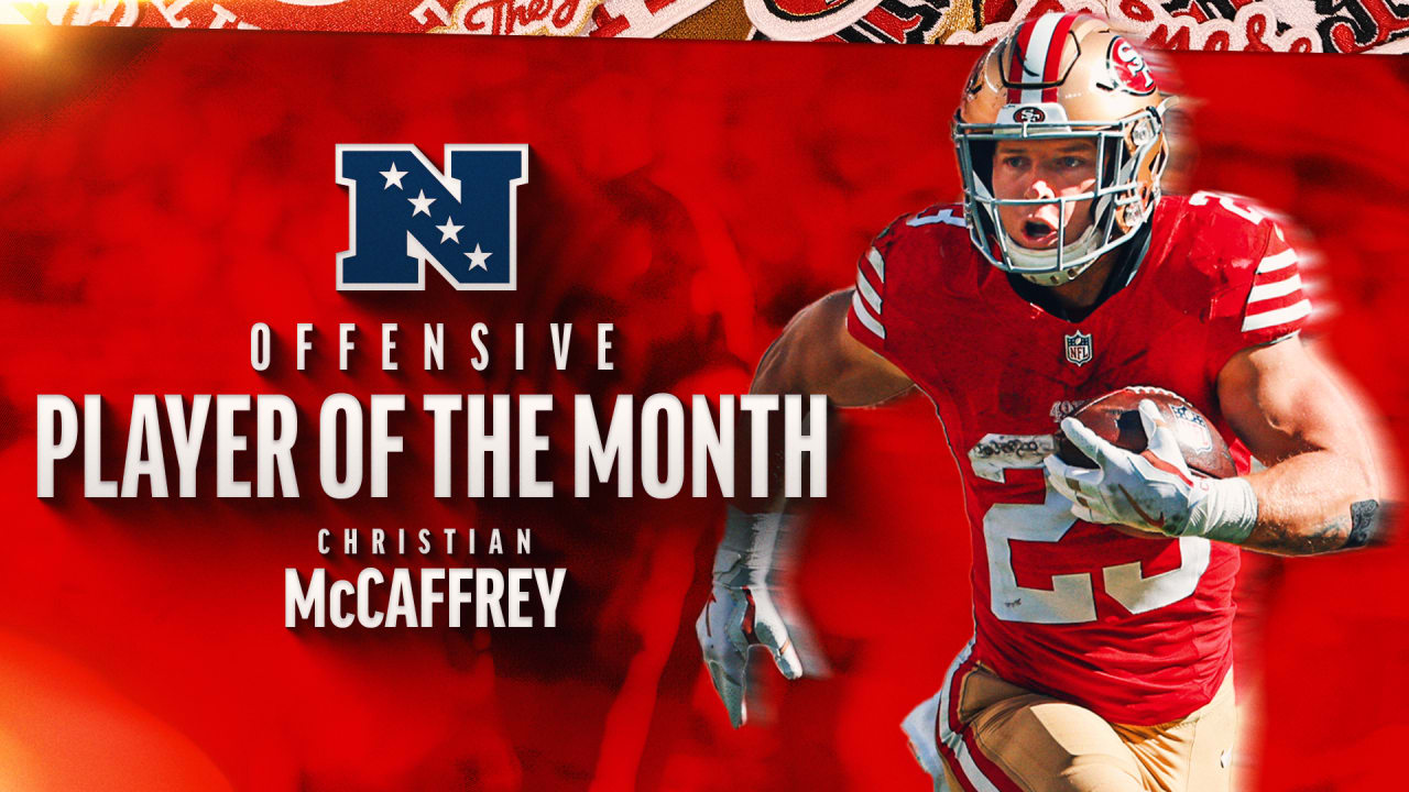 Christian McCaffrey Named NFC Offensive Player of the Month