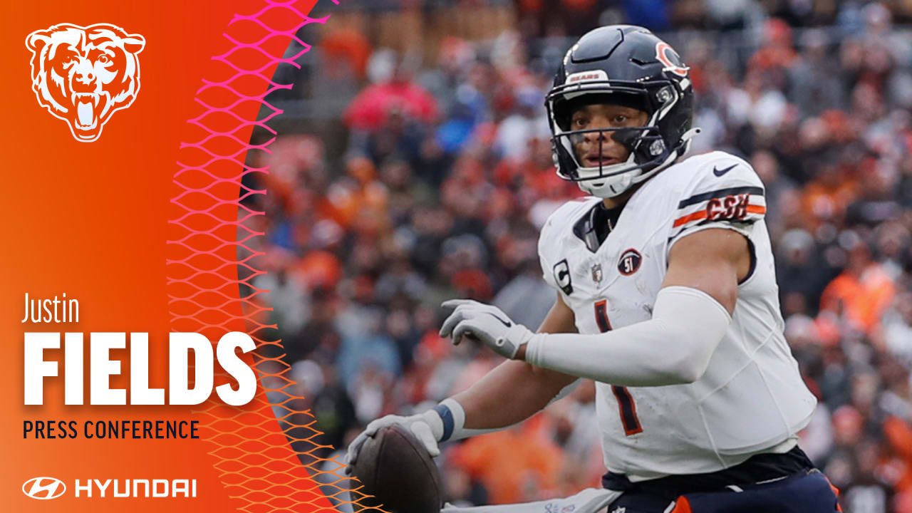Justin Fields postgame media availability | Press Conference