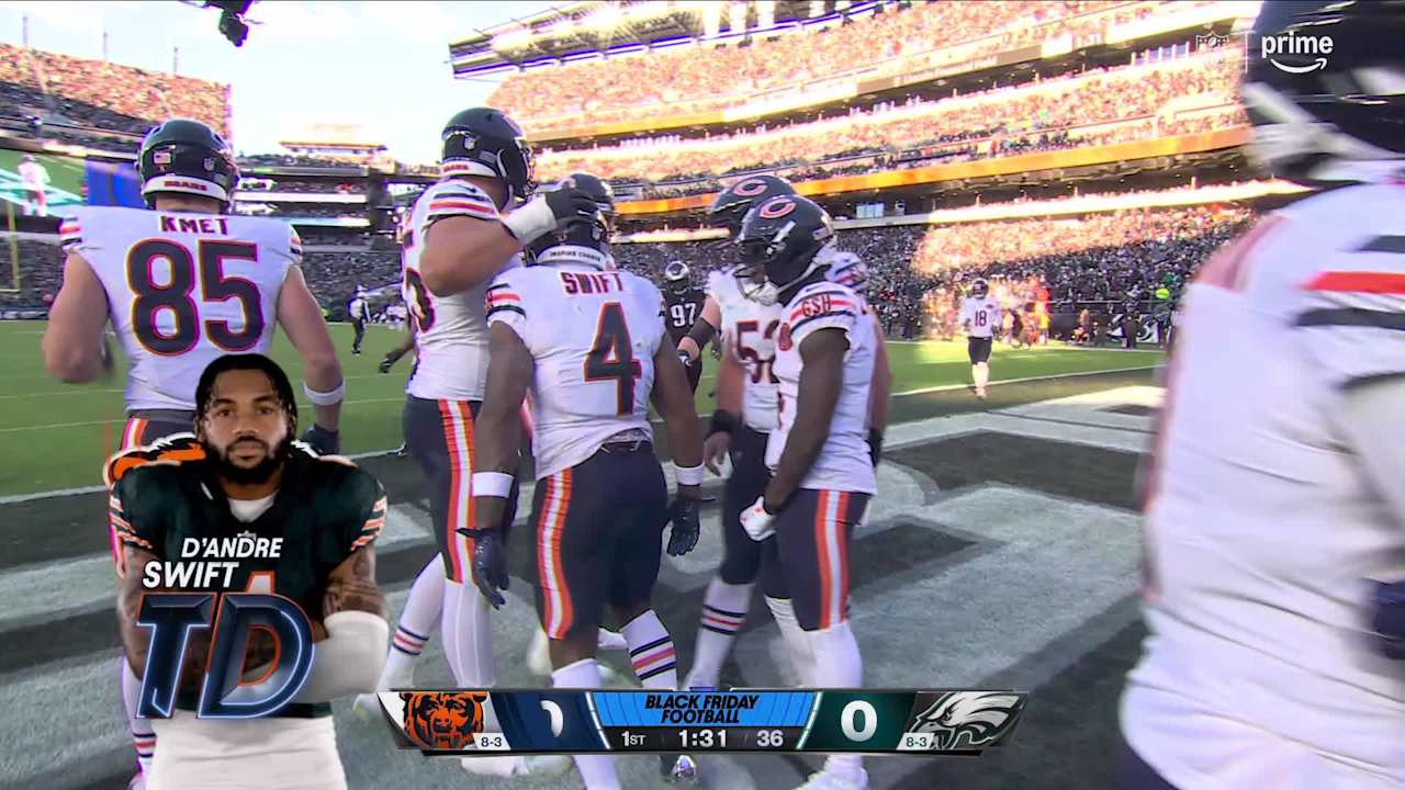 HIGHLIGHTS: D'Andre Swift's best plays from 138-yard game vs. Eagles