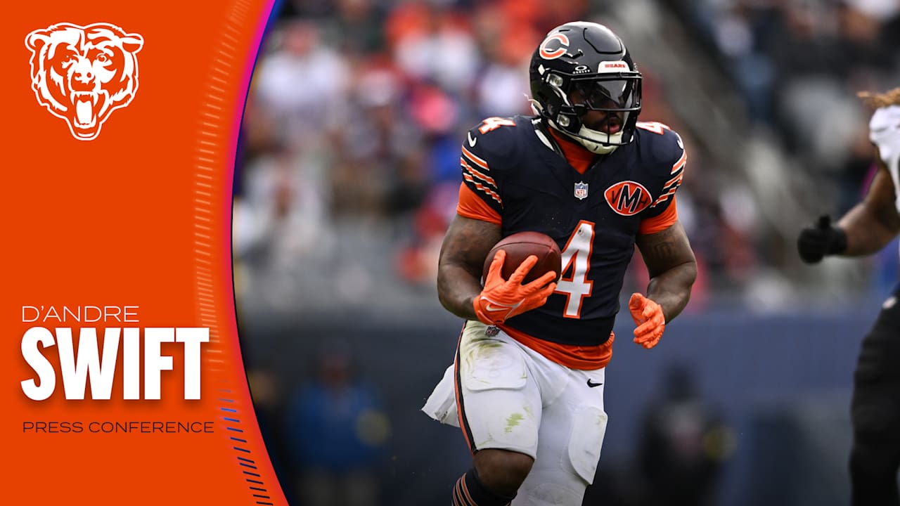 D'Andre Swift on Week 7 performance vs. Saints | Press Conference