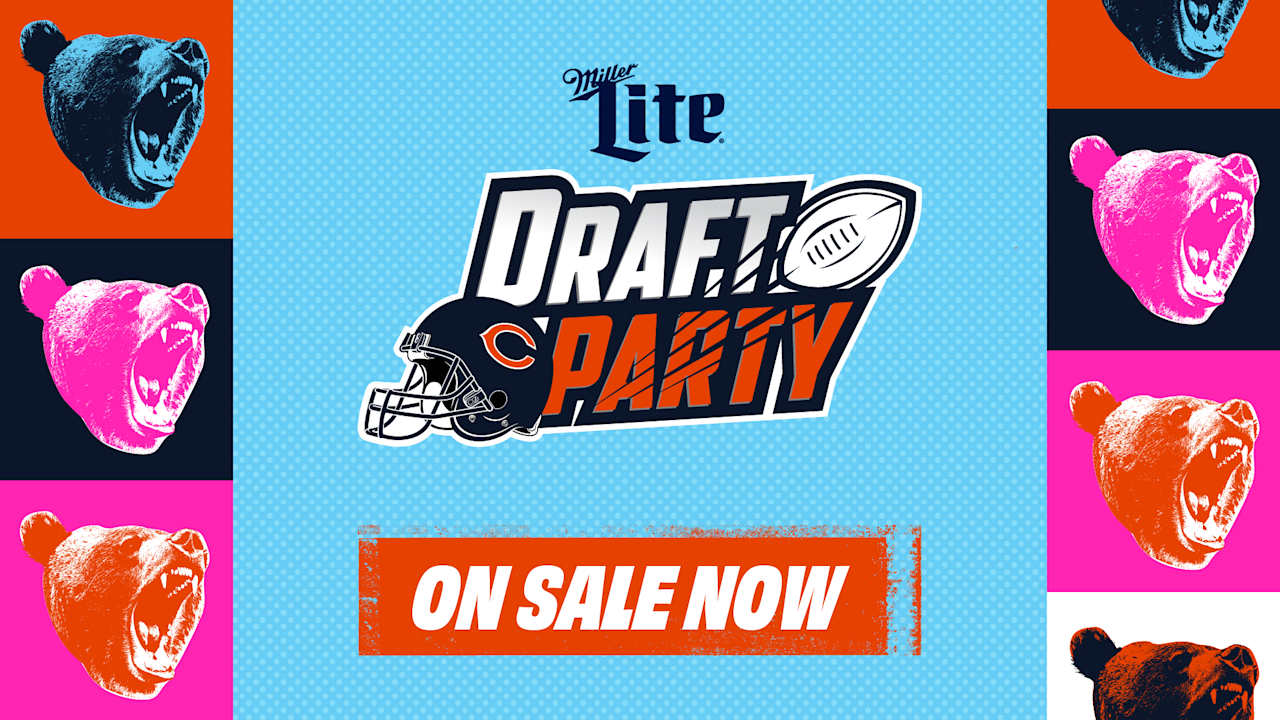 Tickets for 2026 Chicago Bears Draft Party by Miller Lite on sale now