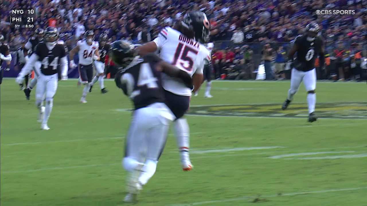 HIGHLIGHT: Caleb Williams, Rome Odunze move chains on third-and-6 for ...