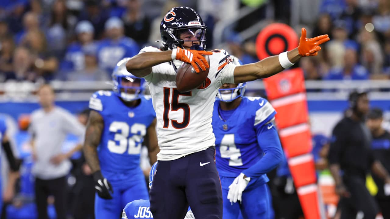 HIGHLIGHT: Caleb Williams fits 21-yard dart to diving Rome Odunze into ...