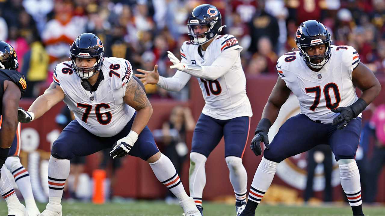 Bears continue to rely on offensive line depth