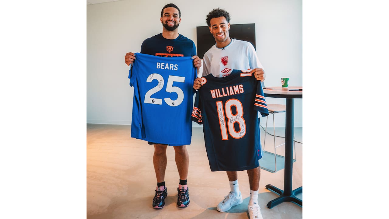 Caleb Williams meets Tyler Adams