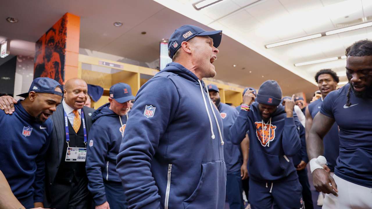 Ben Johnson locker room speech after win over Steelers