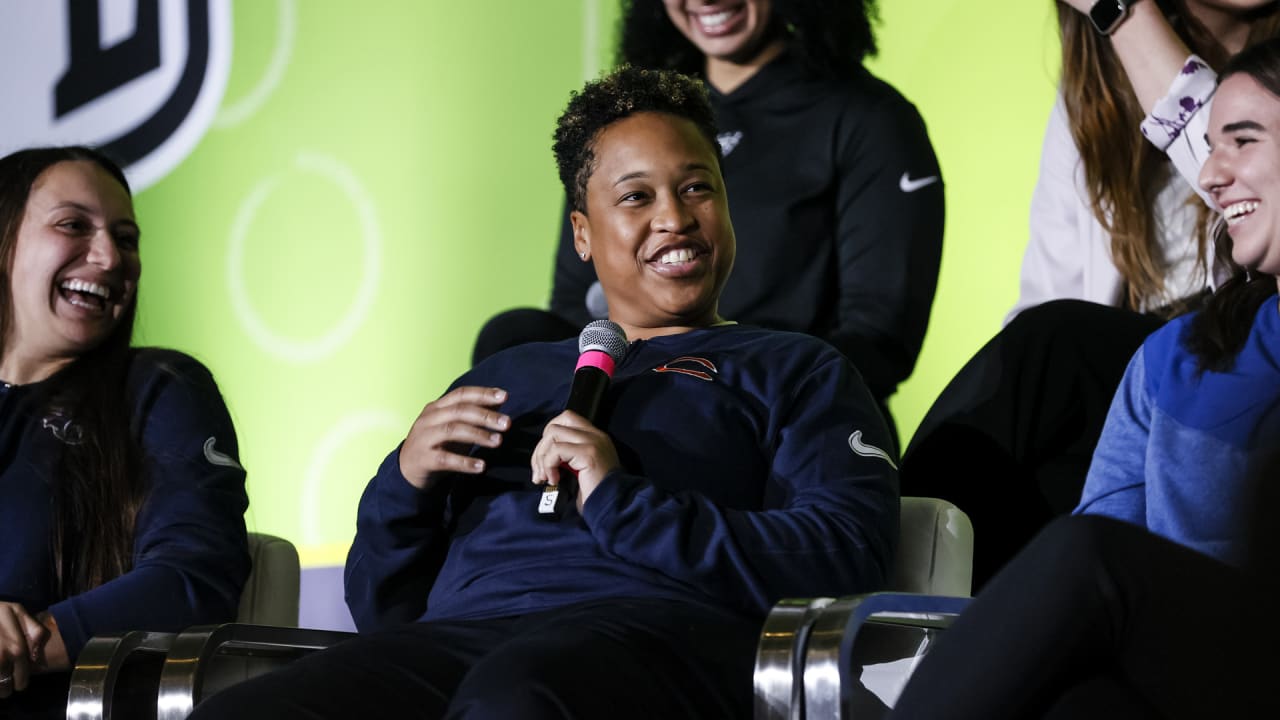 King embracing another 'first' as she begins role with Bears