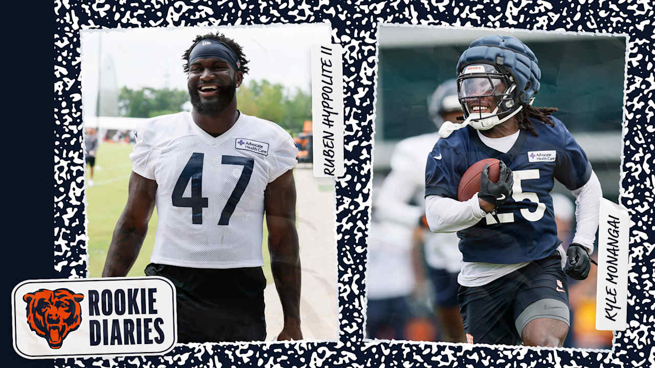 Bears rookie diaries with Ruben Hyppolite II, Kyle Monangai | Week 1