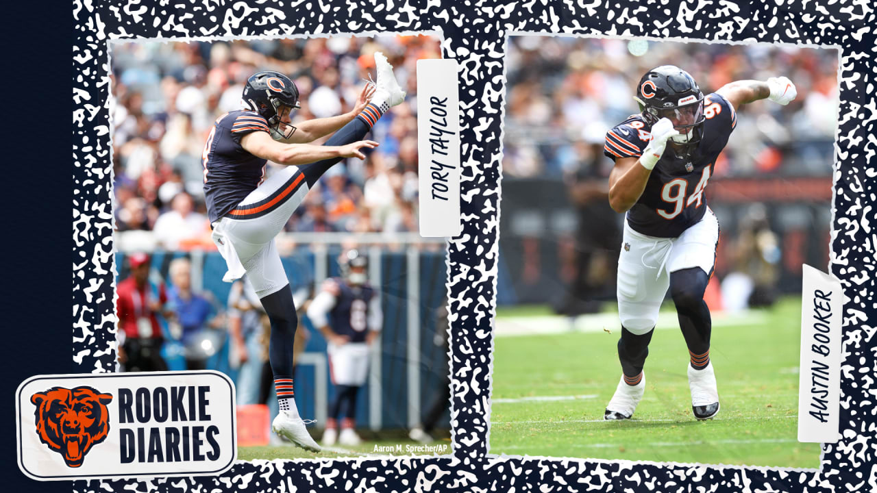 Bears rookie diaries with Tory Taylor, Austin Booker | Week 5