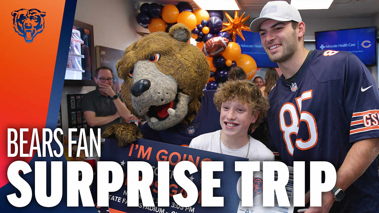 Bears superfan gets surprise of a lifetime