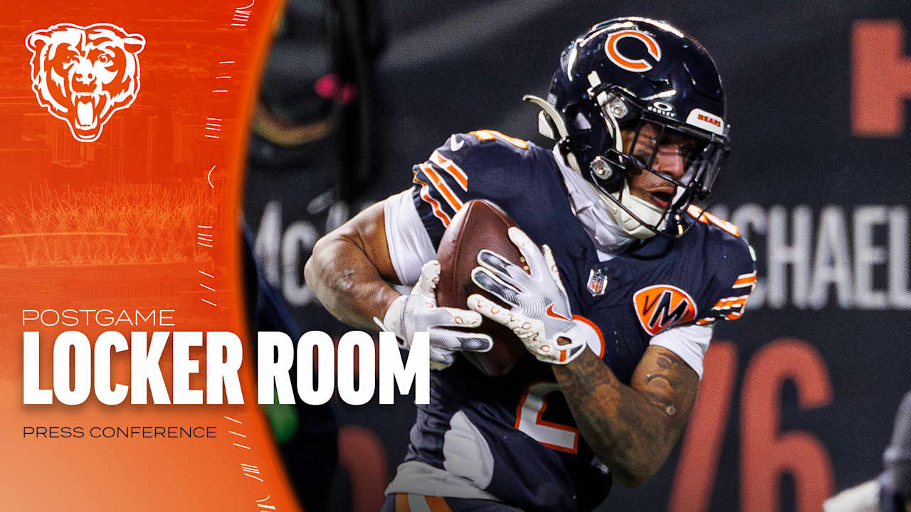 Bears postgame locker room | Wild Card Round