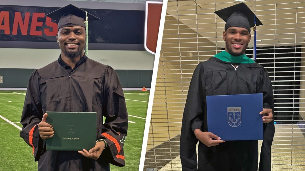 Bears DBs Stevenson, Johnson receive college diplomas