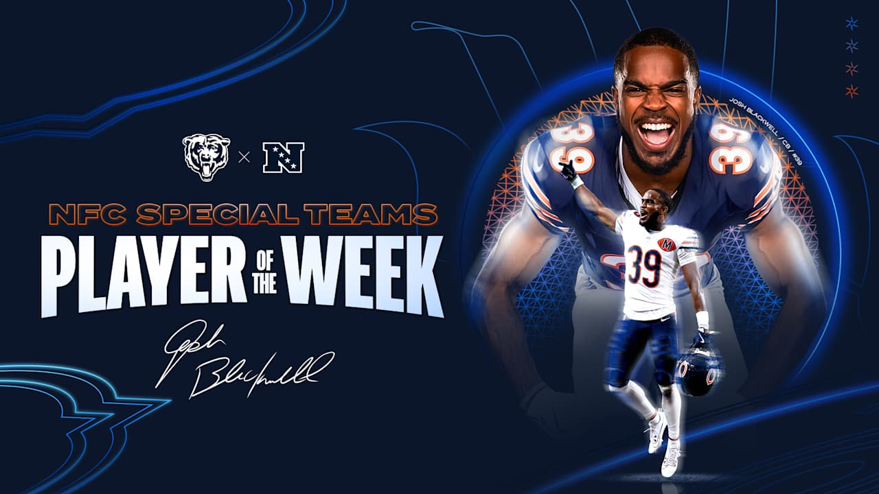 Josh Blackwell named NFC Special Teams Player of the Week