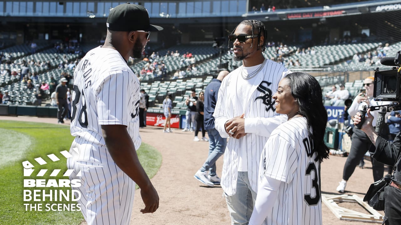 PHOTOS: Jonathan Owens, Simone Biles attend White Sox game | Behind the ...