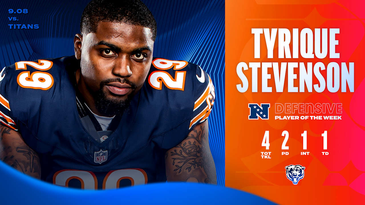 Stevenson named NFC Defensive Player of the Week