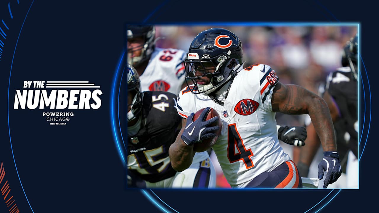 By the Numbers: Bears at Ravens | 2025 Week 8