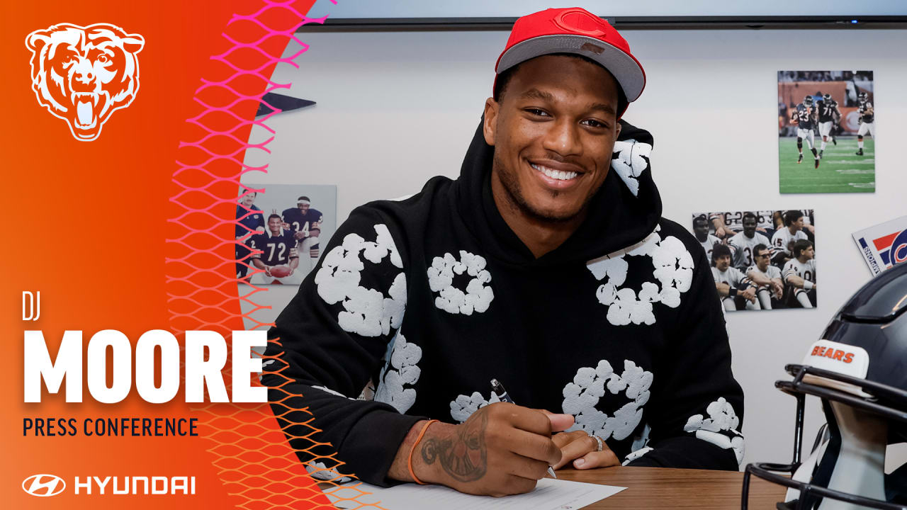 DJ Moore on signing his contract extension | Press Conference