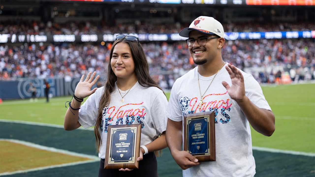 Bears honor two high school athletes with NFL Latino Heritage Month ...