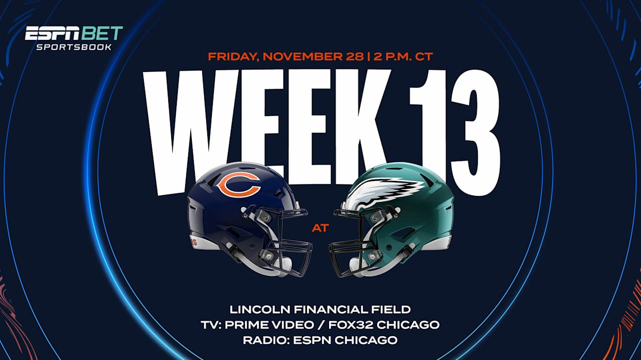 Chicago Bears at Philadelphia Eagles Black Friday 2025 | How to watch ...